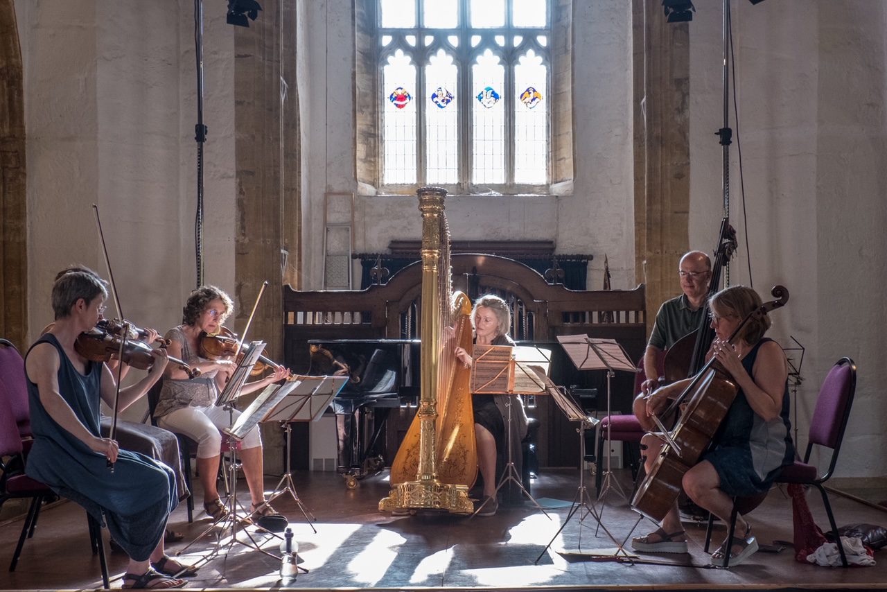 Rapturous masterpieces performed bu the Gaudier Ensemble in Cerne Abbas ...