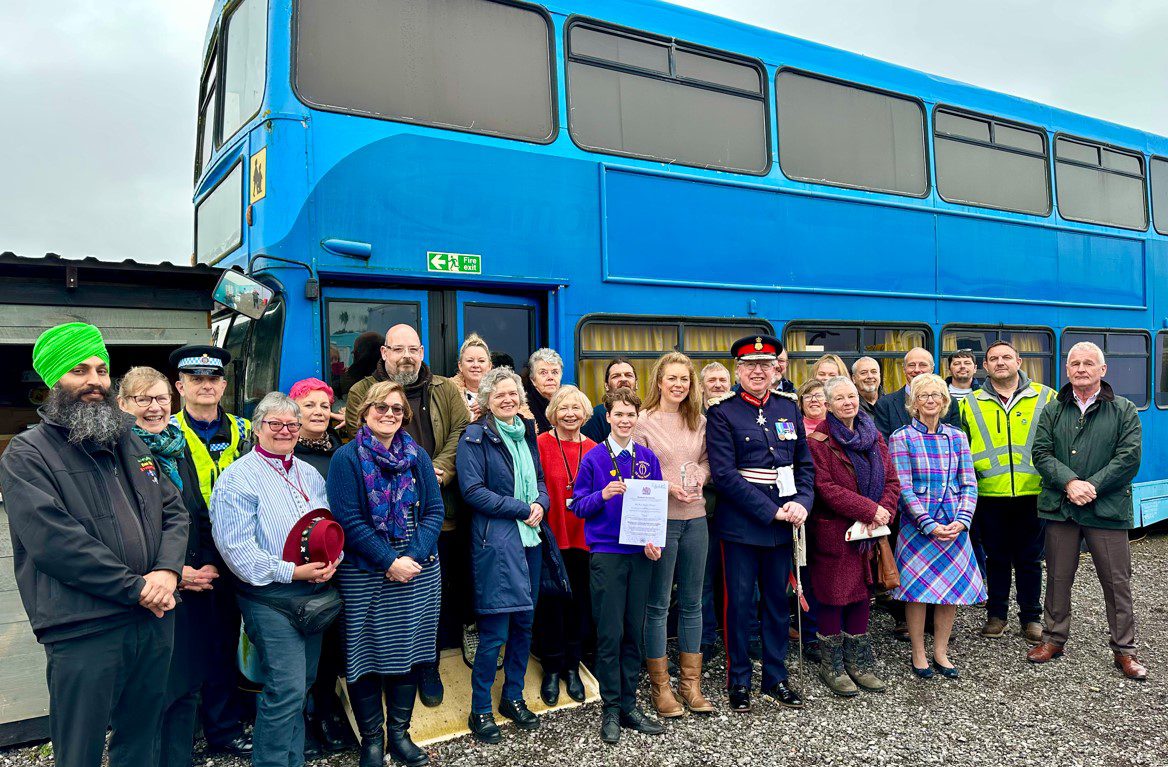 Royal recognition for a bus project giving vital help to the homeless ...