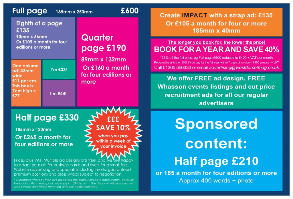 Advertise - The West Dorset Magazine